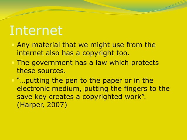 Copyrights Powerpoint Presentation | PPT