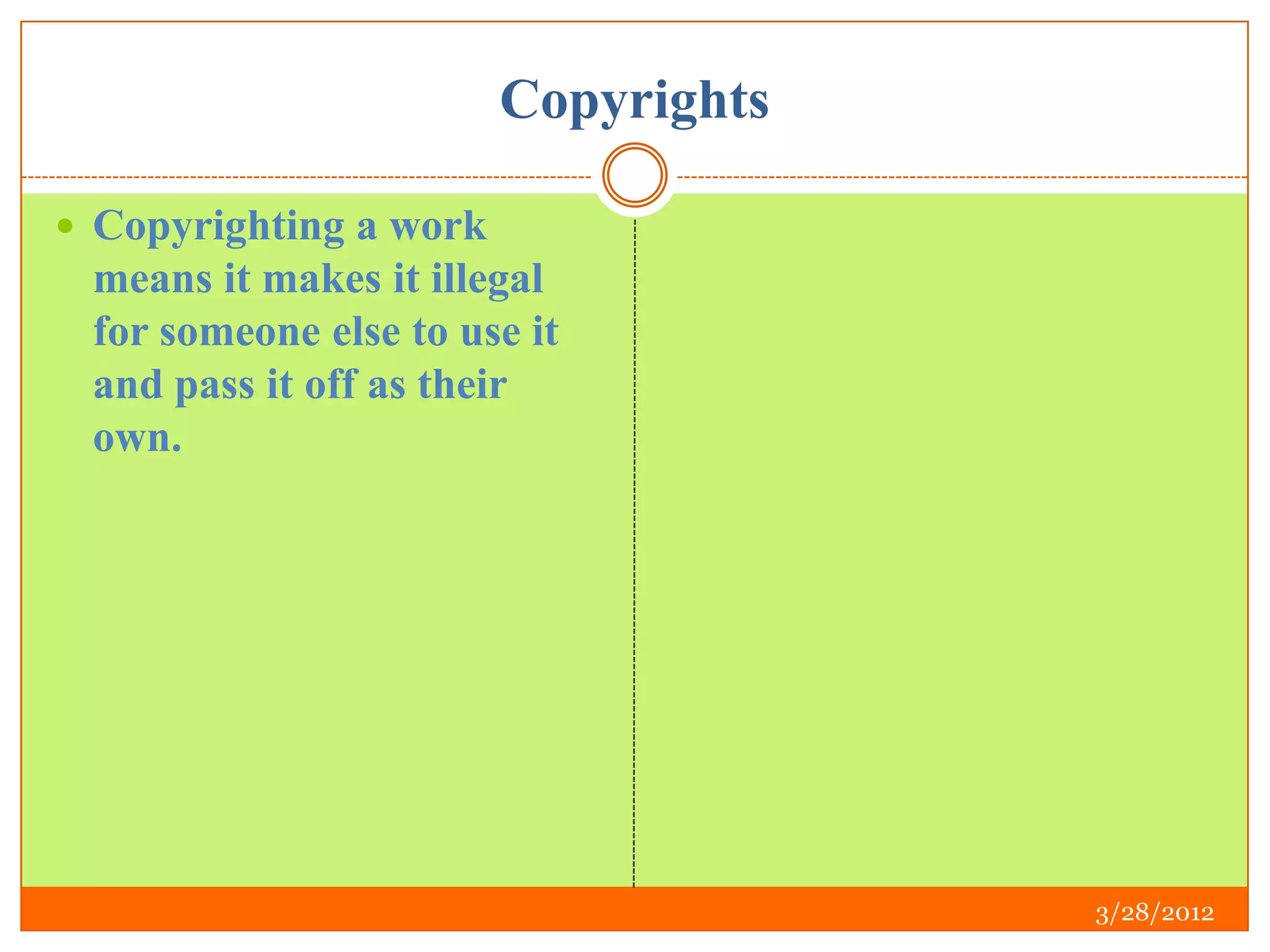 Copyrights pp | PPTX