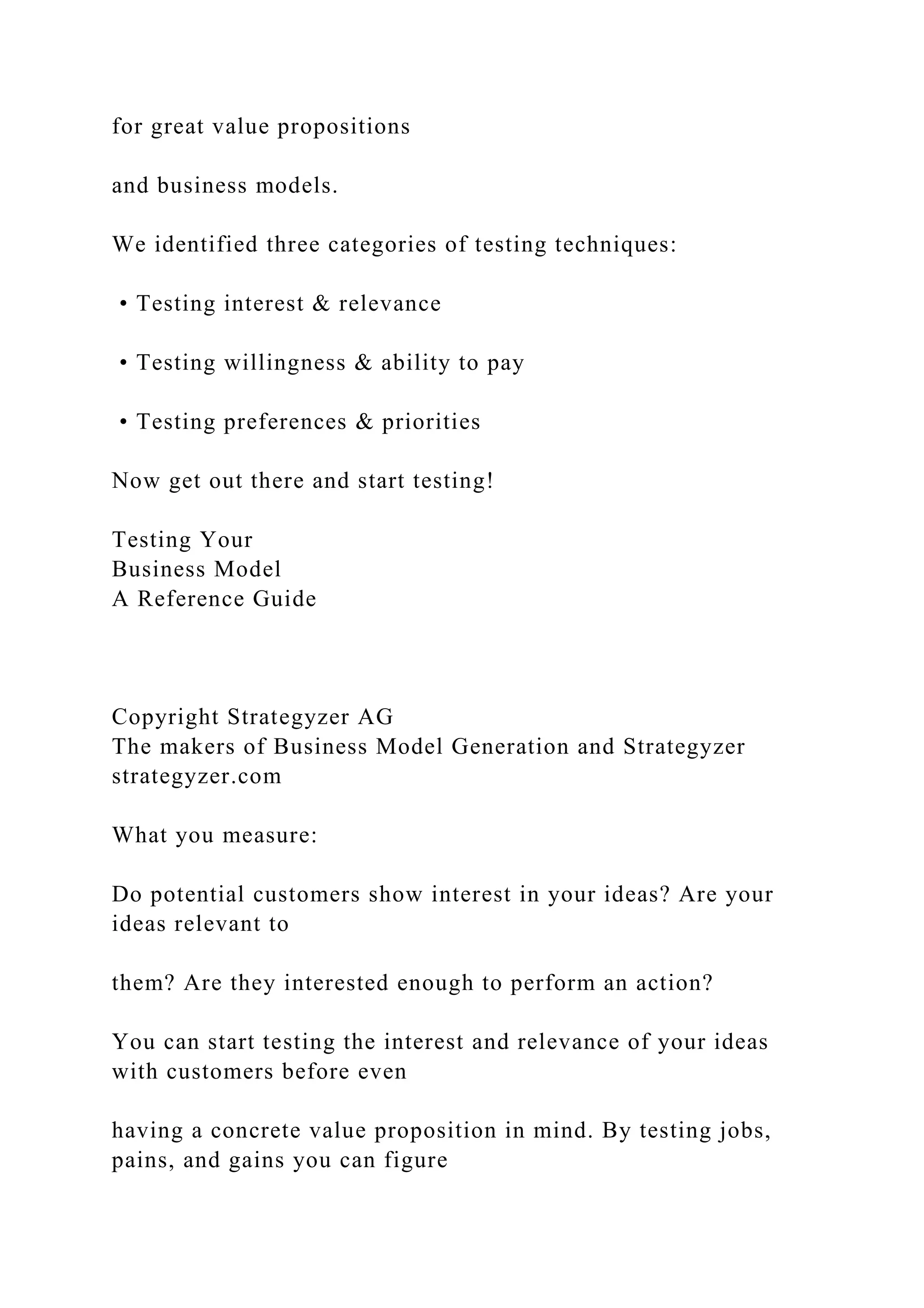 Copyright Strategyzer AG The makers of Business Model Genera.docx