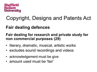 Copyright - using resources in teaching and learning | PPTX