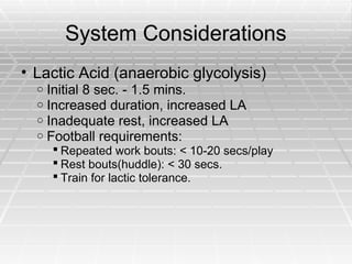 Football Training: Speed Testing and Training Considerations | PPT