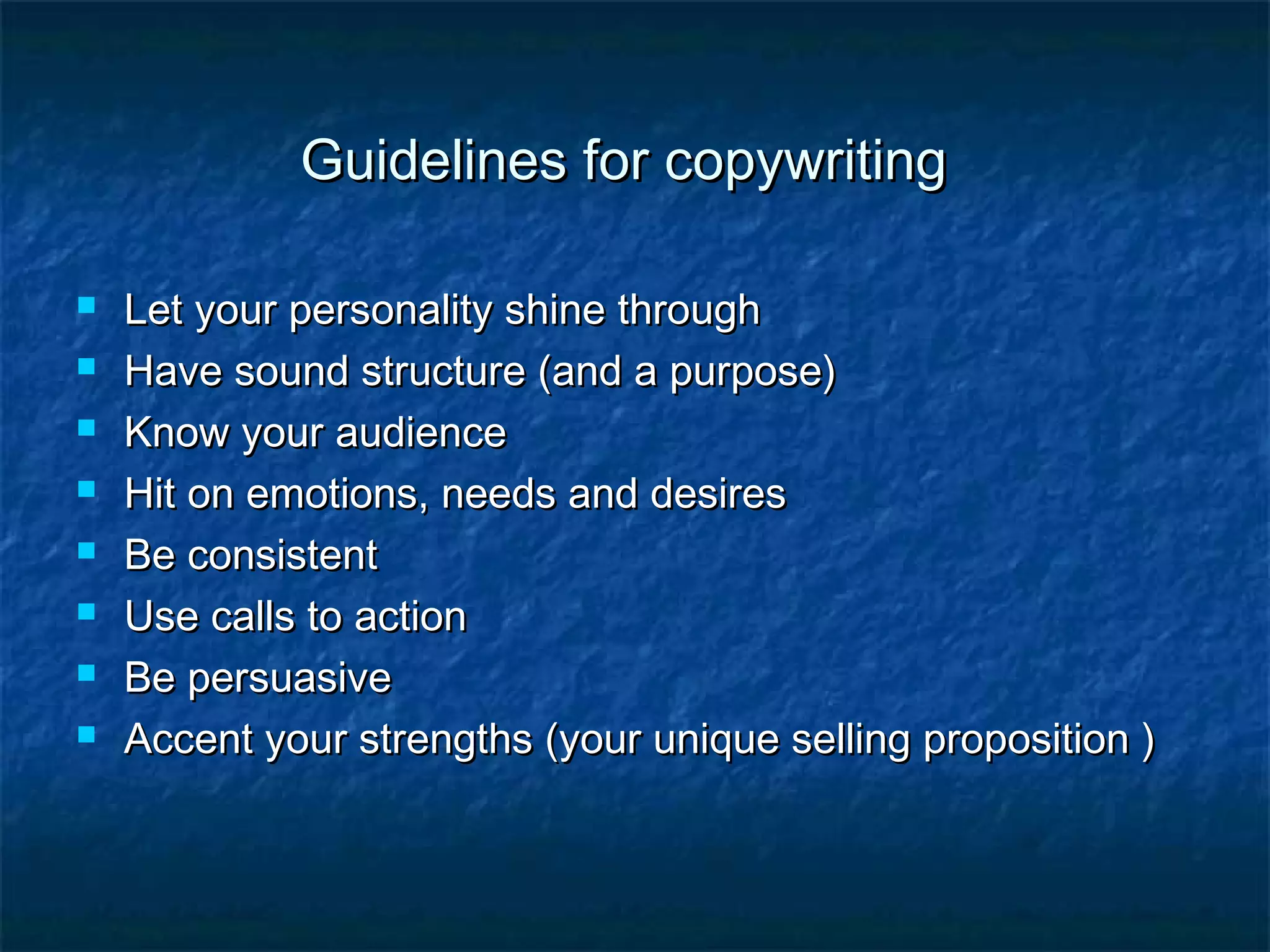 Copywriting | PPT