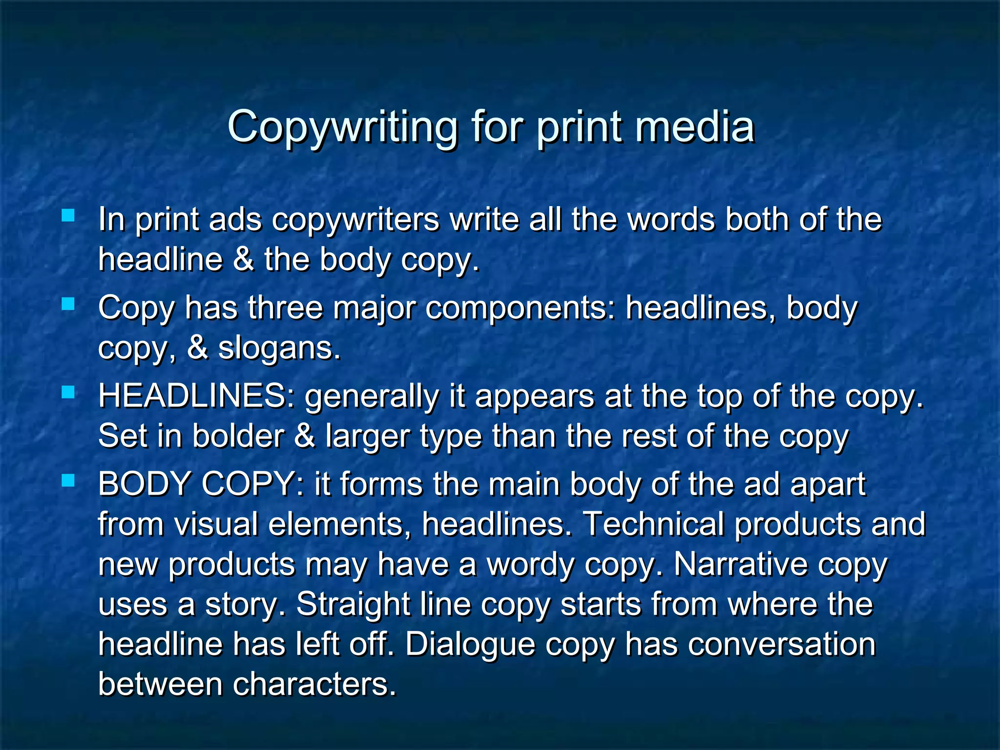 Copywriting | PPT