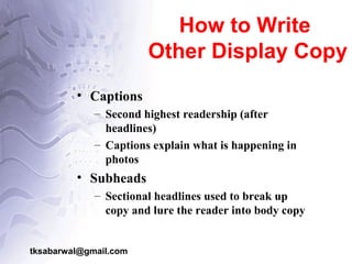 Copy writing | PPT