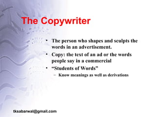 Copy writing | PPT