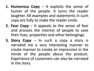 Copywriting and testing | PPTX