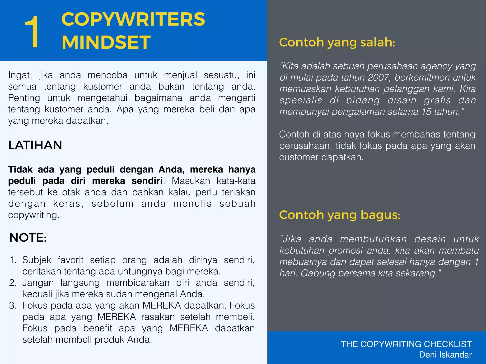 Copywriting Checklist | PDF