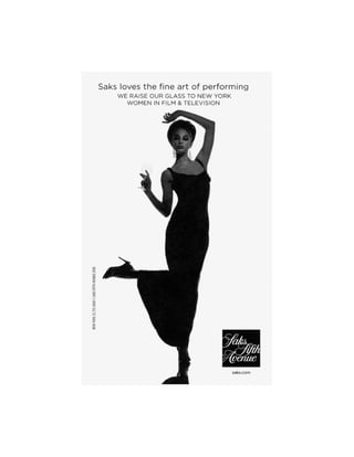 COPYWRITING SAKS FIFTH AVENUE ADS and STORE SIGNAGE BY NANCY ANGIELLO | PDF