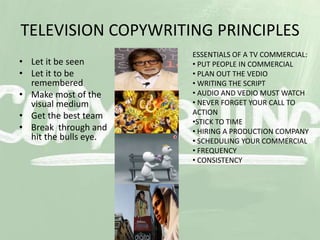 Copywritting and brand message execution | PPT