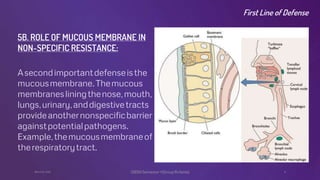 Defense Mechanism of Body | PPTX