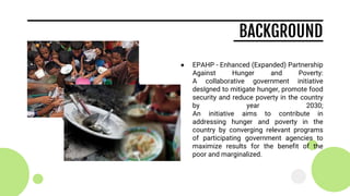 Copy of enhanced partnership against hunger and poverty | PPT