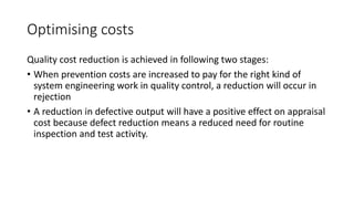 Cost of Quality it's categories, models and types. | PPTX