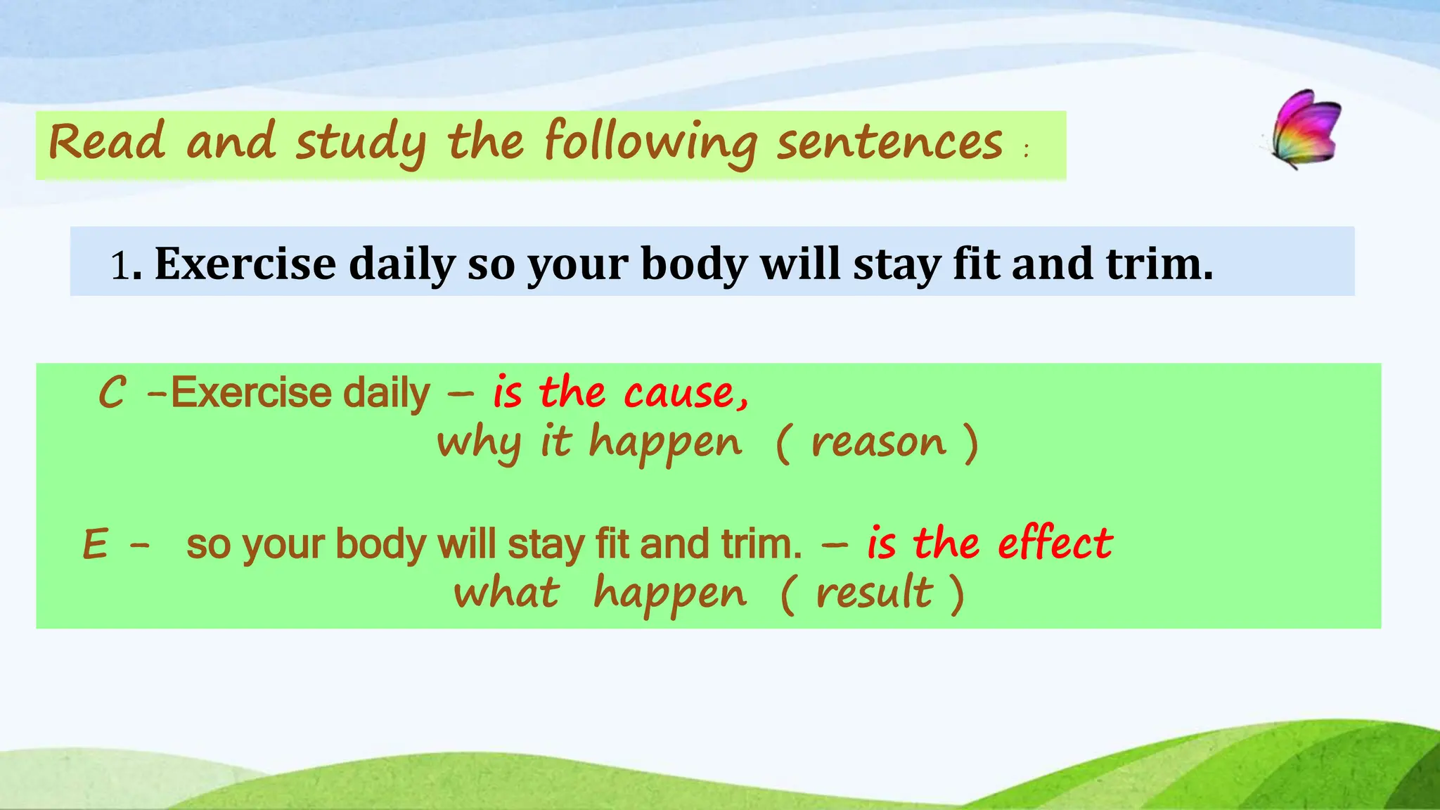 CO Q1 - Use Compound Sentence to show Cause And Effect.pptx