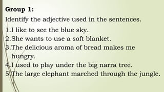 Classroom Observation Teaching in English 4_Adjectives Adjective.pptx