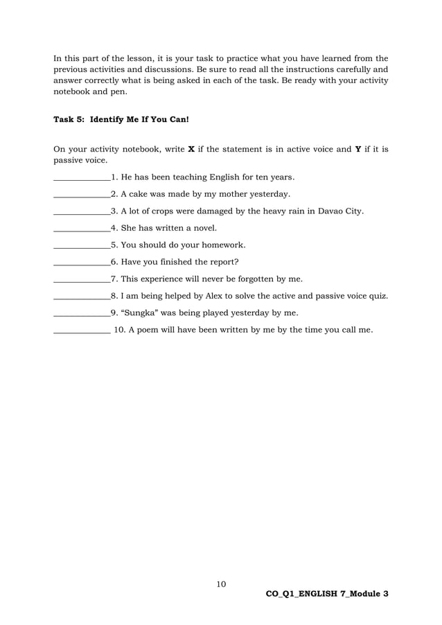 CO_Q1_ENGLISH-7_MODULE-3.pdf | Infectious Diseases | Diseases and Conditions
