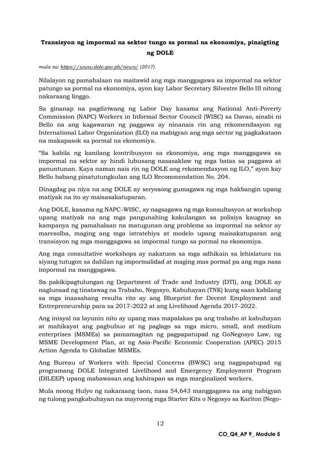 CO_Q4_AP9_Module5_Mga Impormal na Sektor_v2.pdf