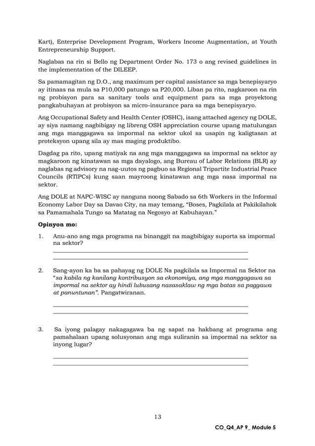 CO_Q4_AP9_Module5_Mga Impormal na Sektor_v2.pdf