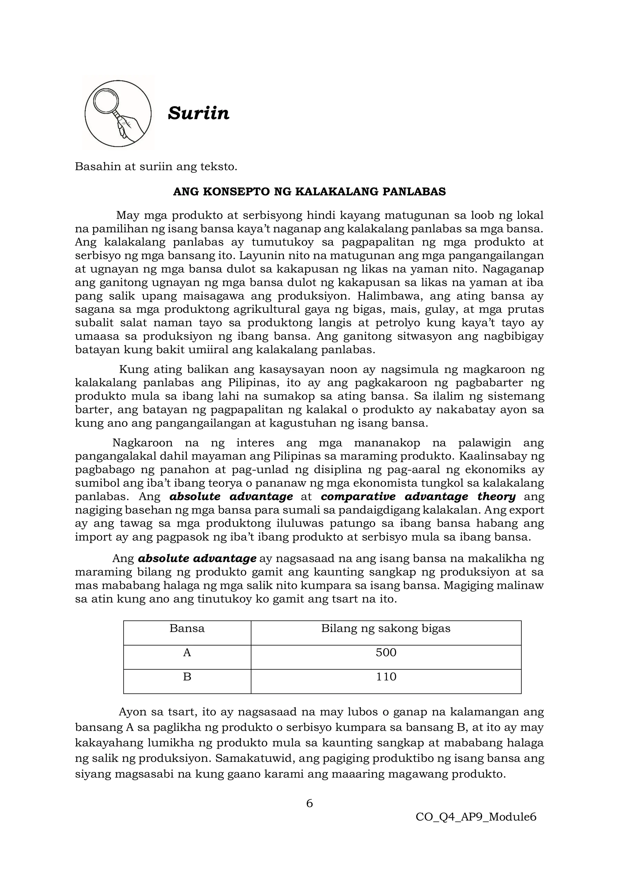 CO_Q4_AP9_Module6_Kalakalang Panlabas ng Pilipinas.pdf