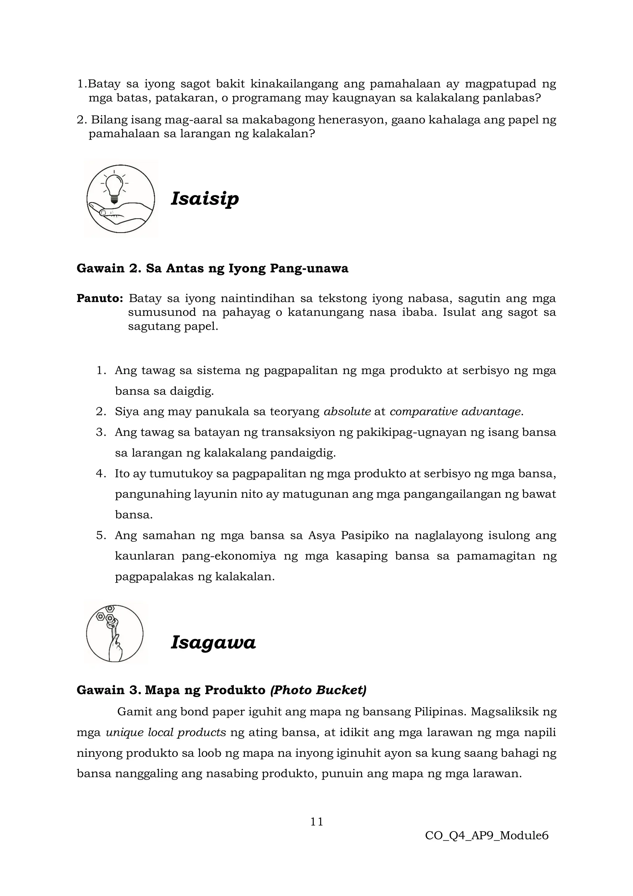 CO_Q4_AP9_Module6_Kalakalang Panlabas ng Pilipinas.pdf