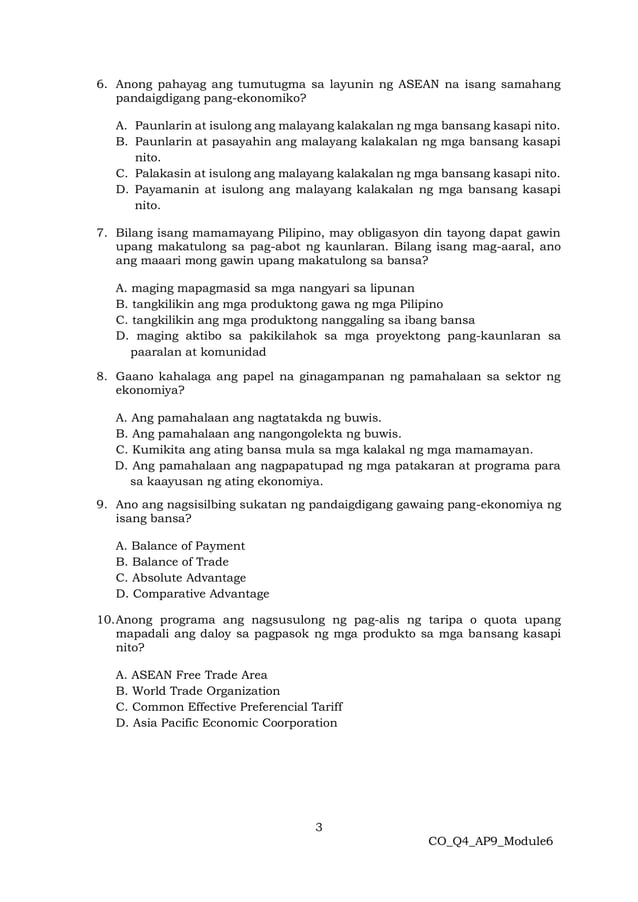CO_Q4_AP9_Module6_Kalakalang Panlabas ng Pilipinas.pdf