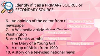 Expanding the content of an outline using notes from primary and ...