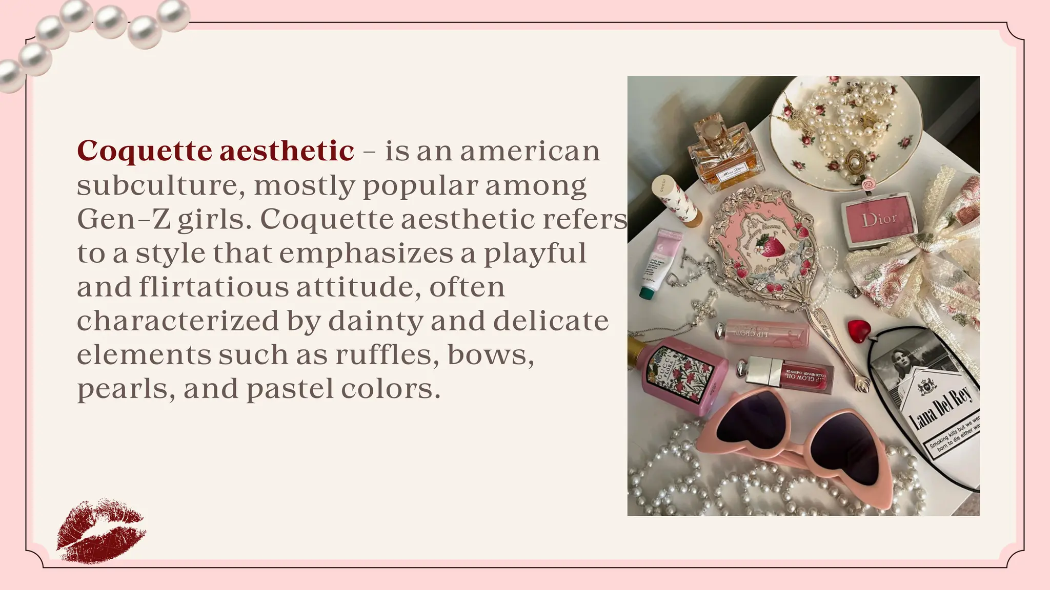 Coquette aesthetic. Subculture, internet trends | PDF