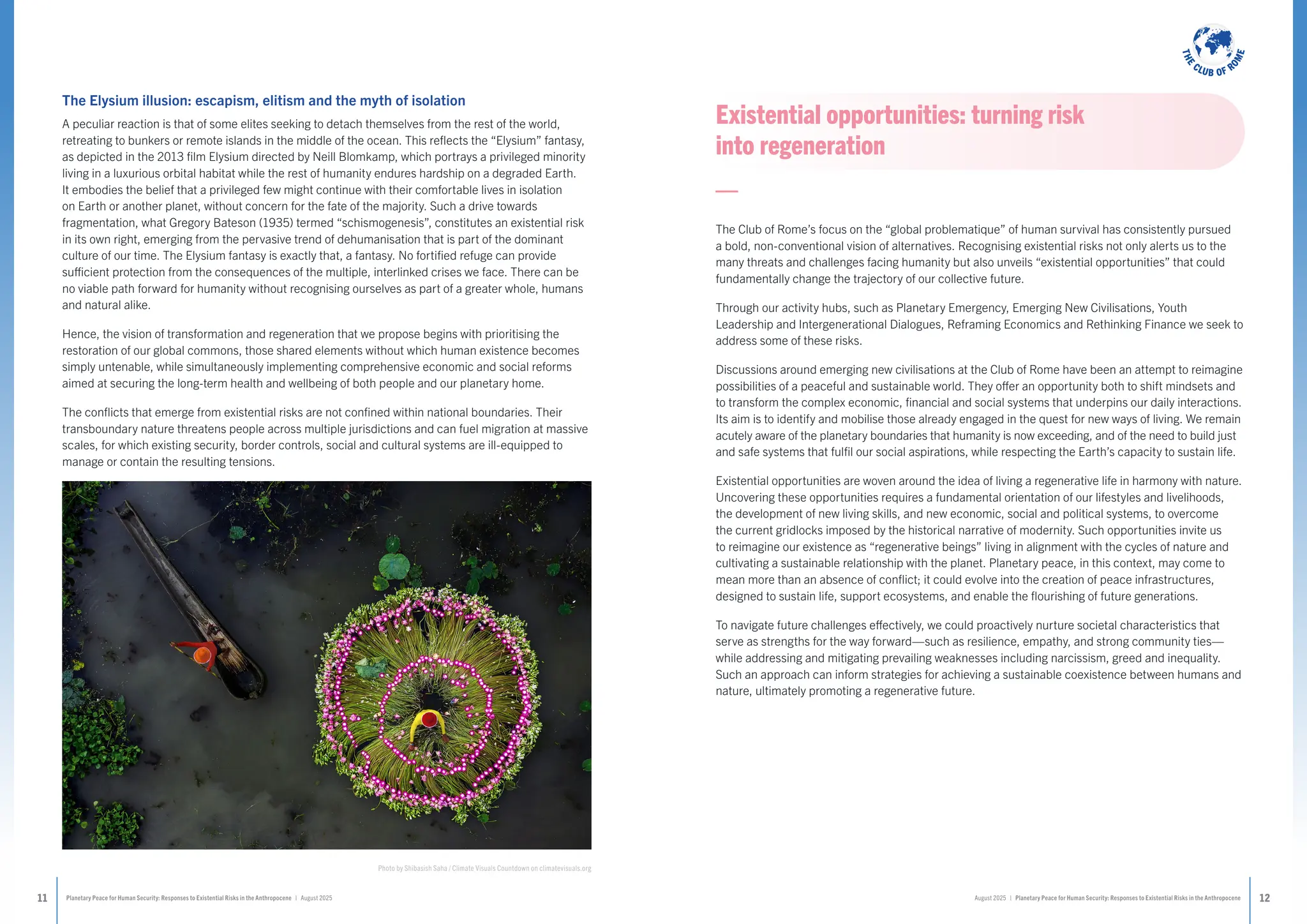 Club of Rome : Planetary Peace beyond the absence of War. | PDF