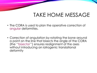 CORA (center of rotation of angulation) | PPTX