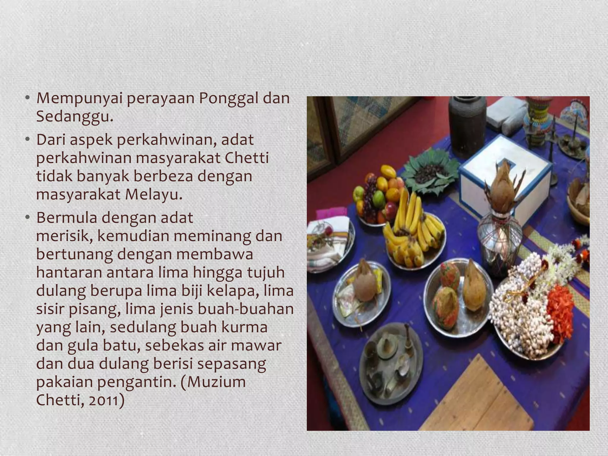 Corak kehidupan masyarakat chetti | PPTX