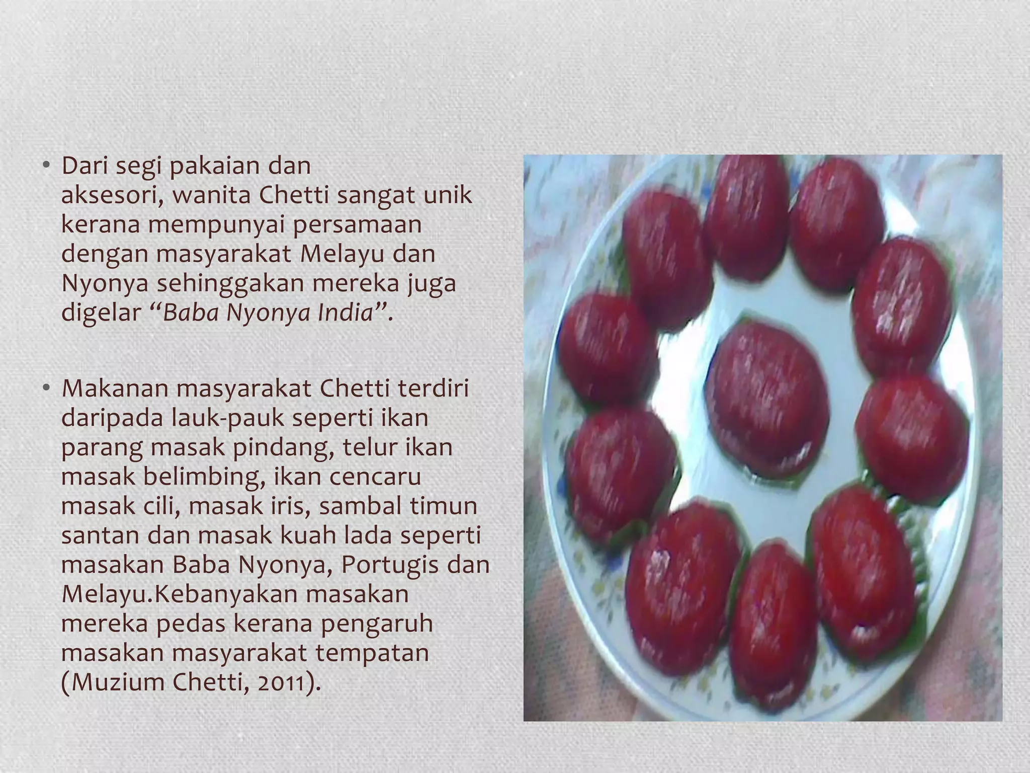 Corak kehidupan masyarakat chetti | PPTX