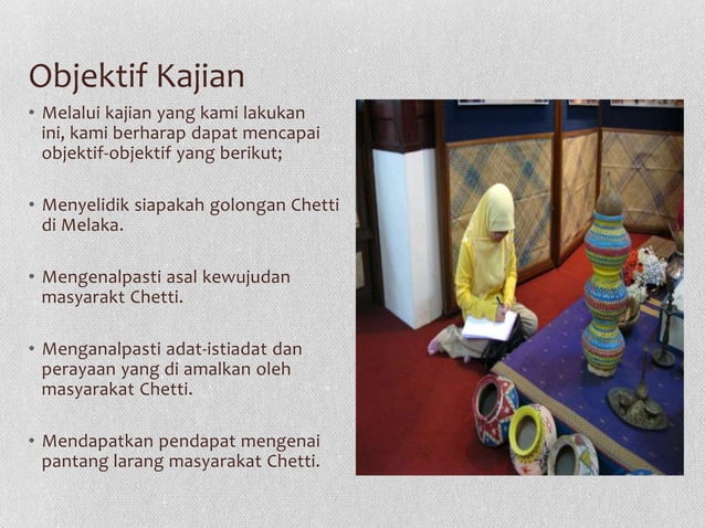 Corak kehidupan masyarakat chetti | PPTX