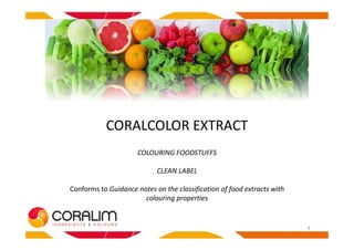 Coralim Coralcolor Presentation 2021 | PPT