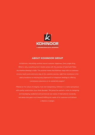 Kohinoor Coral: 2BHK Flat in Hinjewadi Phase 3 | PDF