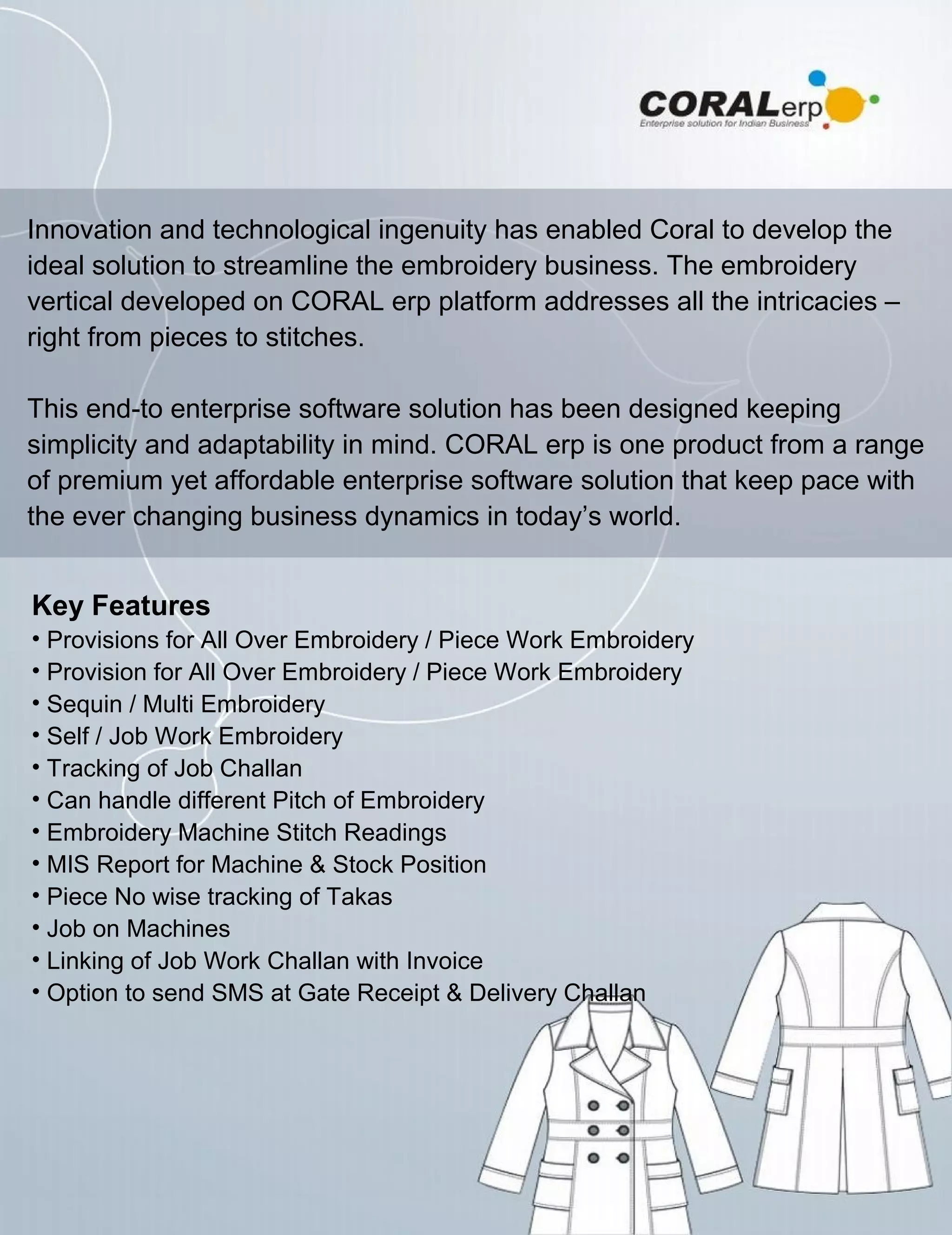 Coral erp garment | PPT