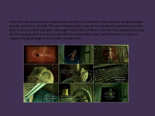 Coraline analysissss | PPTX