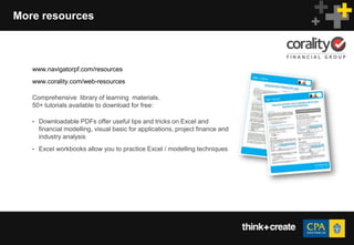 Corality Masterclass Planning And Designing A Forecasting Model 2012 | PPTX