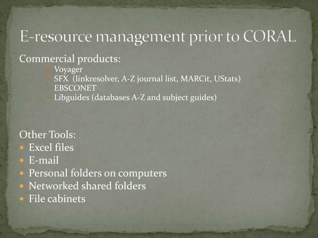 CORAL: Implementing an open source ERM | PPT