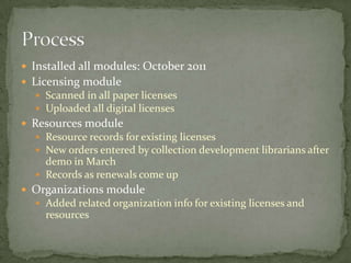 CORAL: Implementing an open source ERM | PPTX