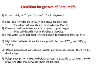 Coral reef ( IAS Exam, Geography Optional) | PPTX