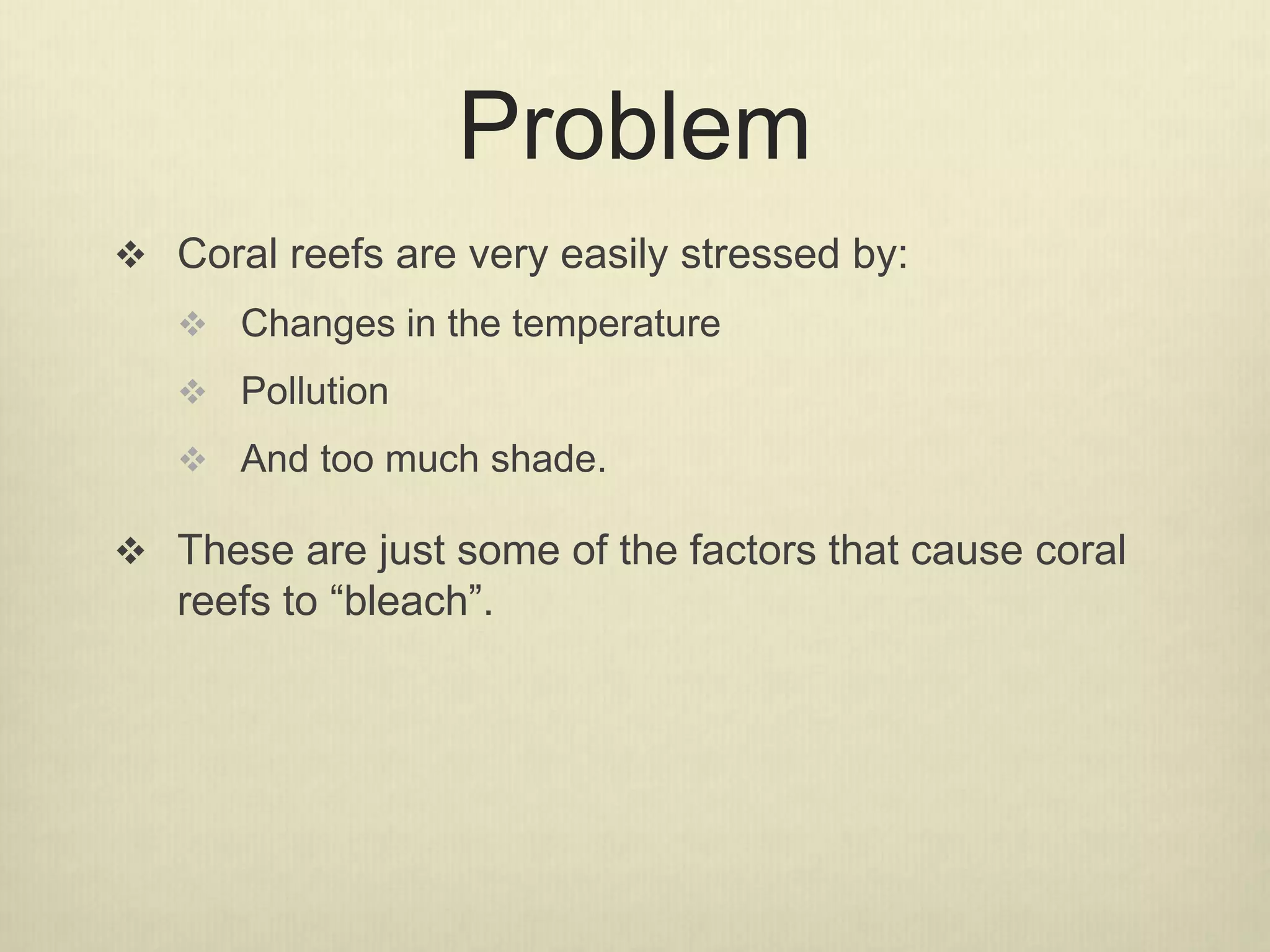 Coral Reef Destruction Slideshow | PPTX