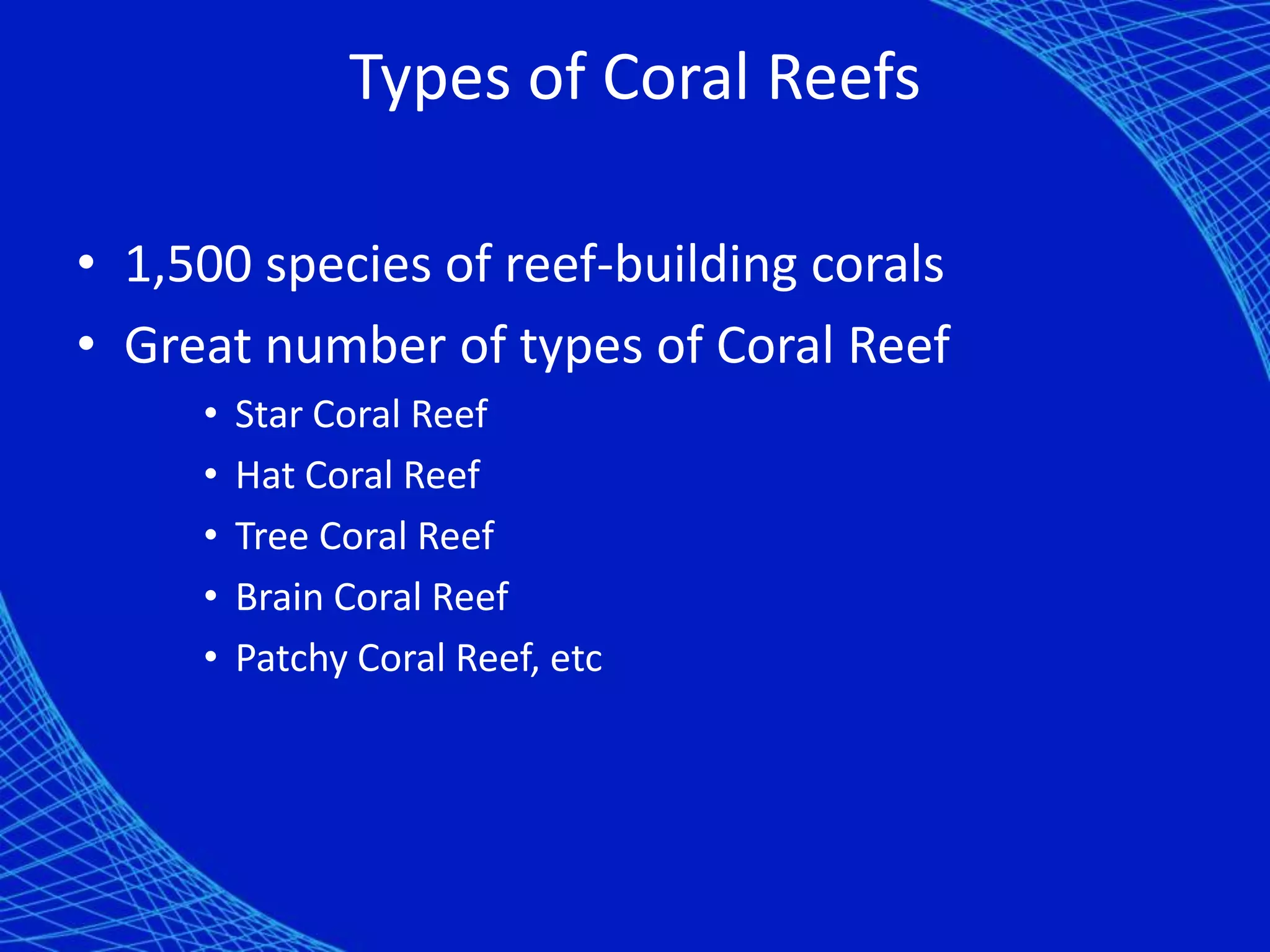 Coral reef presentation | PPTX