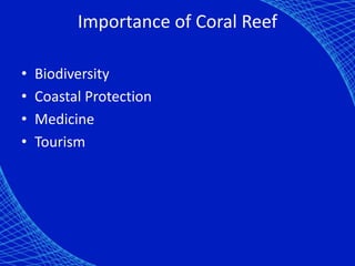 Coral reef presentation | PPTX