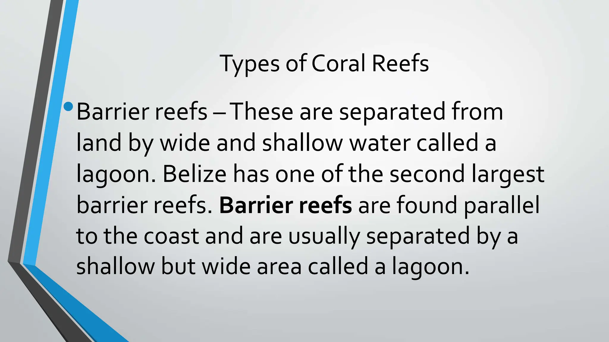 Coral Reefs lesson for csec geography in the caribbean | PPTX