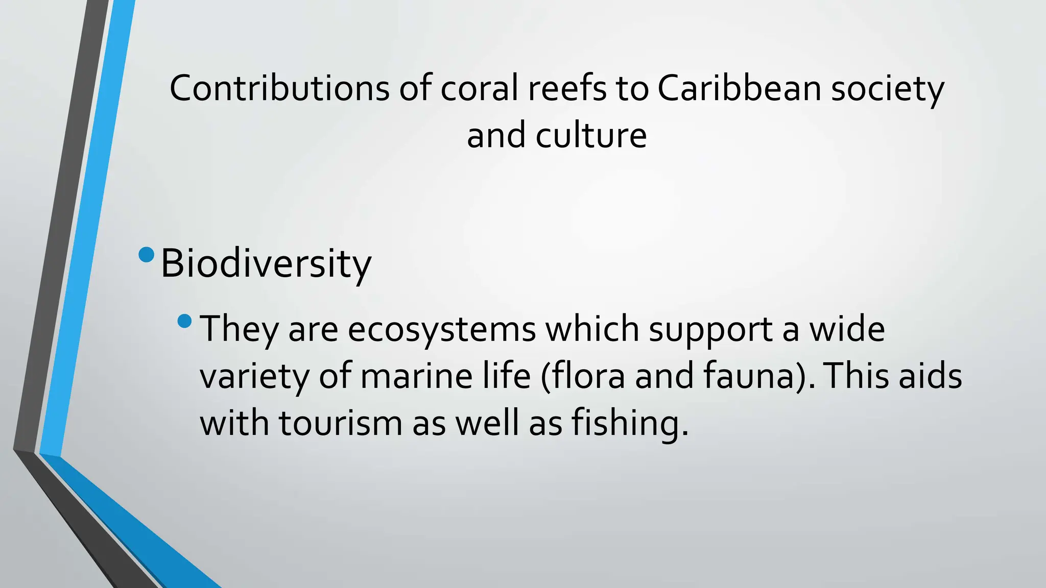 Coral Reefs lesson for csec geography in the caribbean | PPTX