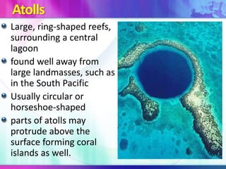 Coral reefs theory, types, formation | PPTX