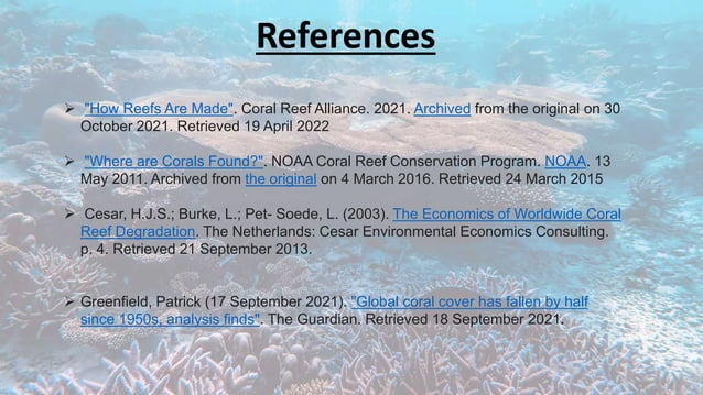 Coral Reefs 3 presentation under environment engineering | PPTX ...
