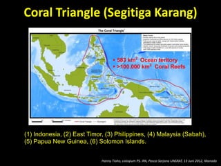 Coral triangle vs climate change | PPTX