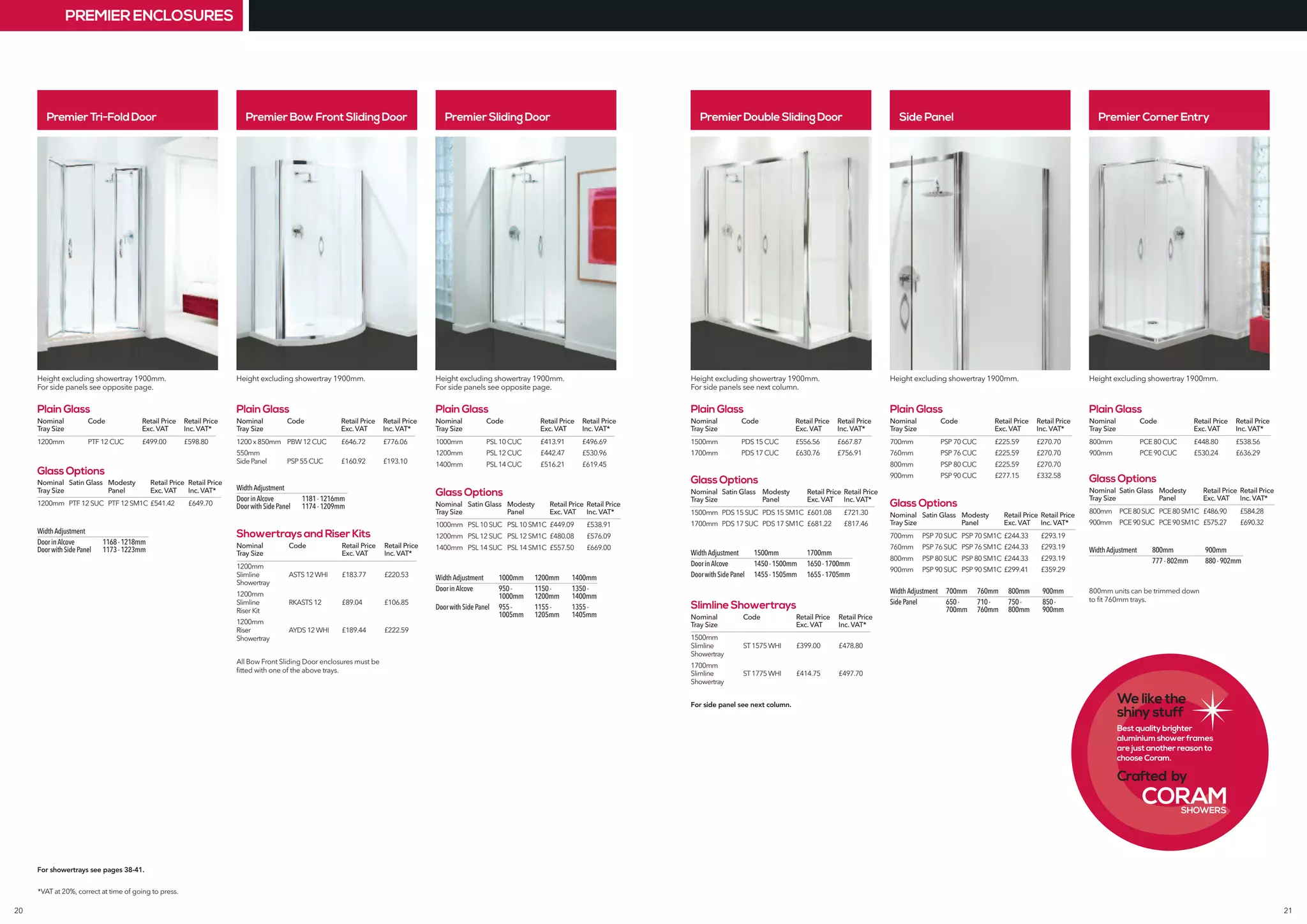 Coram shower enclosures brochure 2016 | PDF