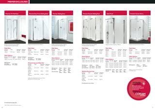 Coram shower enclosures brochure 2016 | PDF