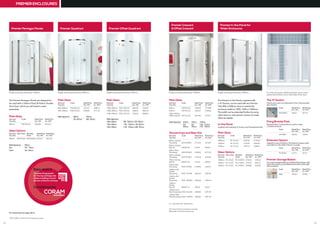Coram shower enclosures brochure 2016 | PDF